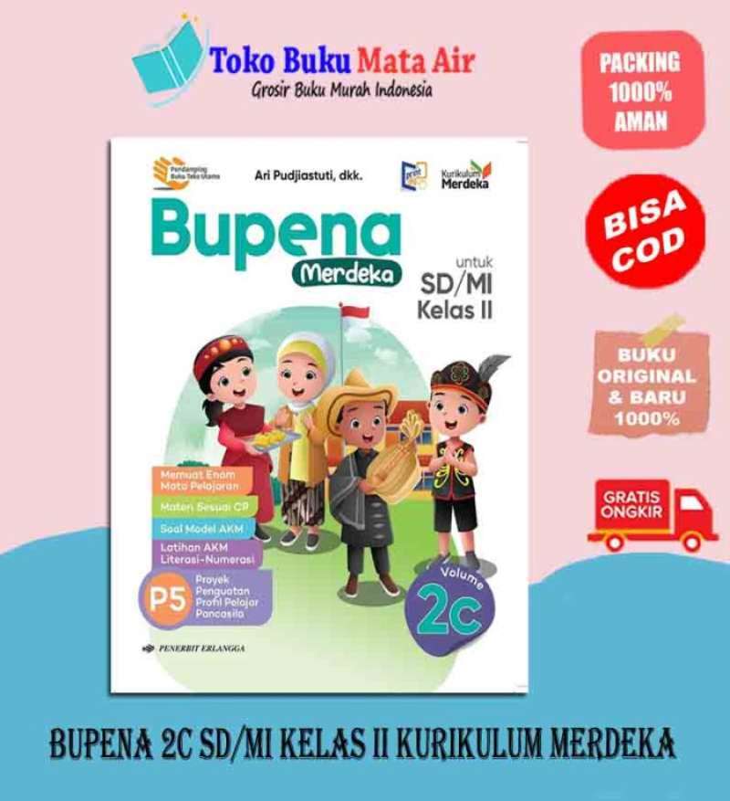 Jual Bupena 2a 2b 2c & 2d Sd/mi Kelas Ii Kurikulum Merdeka - Ari ...
