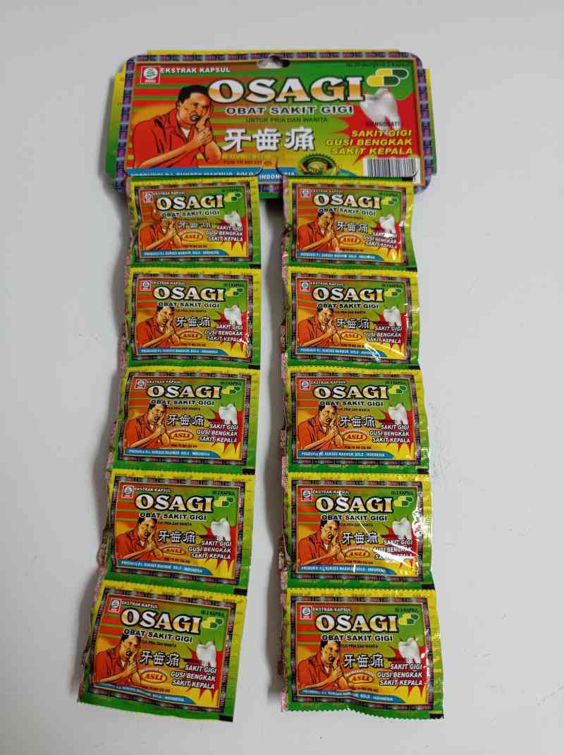 Promo Osagi Kapsul Isi 20 Sachet Original Diskon 22% Di Seller Toko Ubu ...