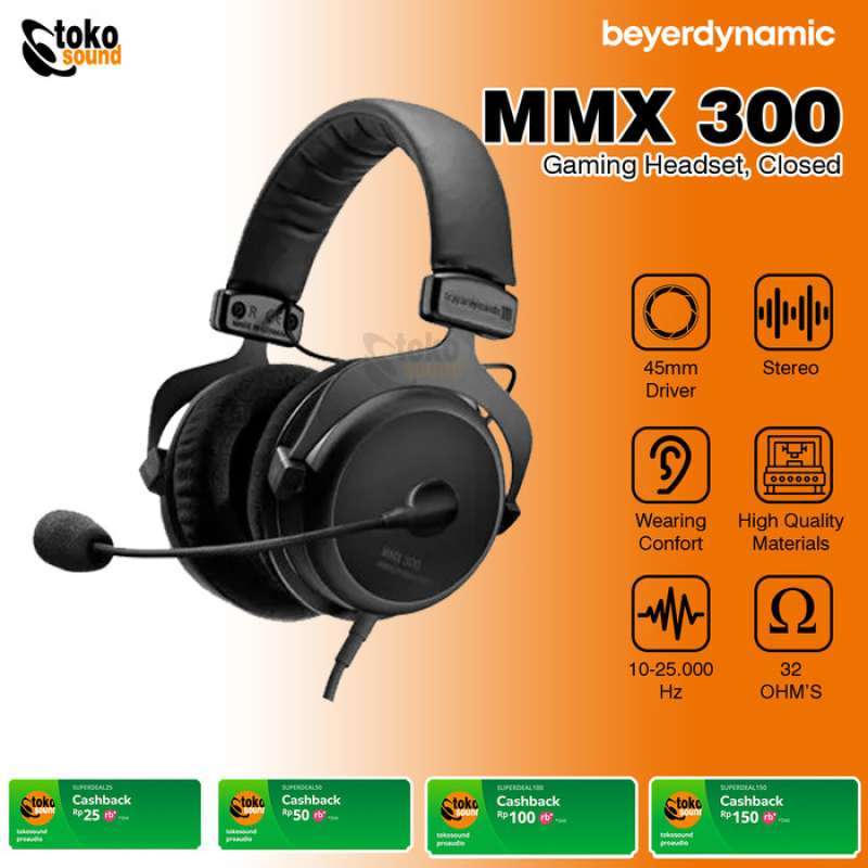 Promo Beyerdynamic Mmx 300 2nd Gen - Closed Gaming Headset Diskon 23% ...