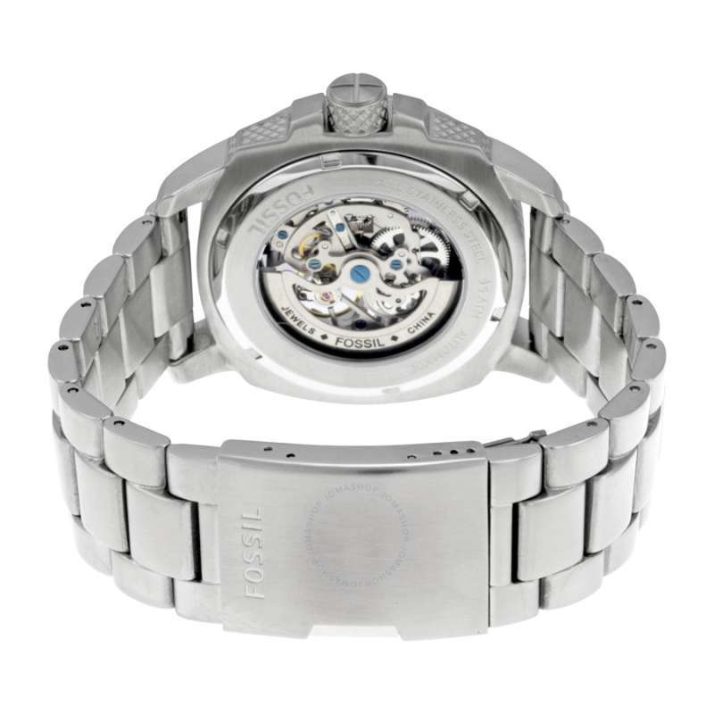Promo Fossil Me3081 Modern Machine Automatic Stainless Steel Original ...