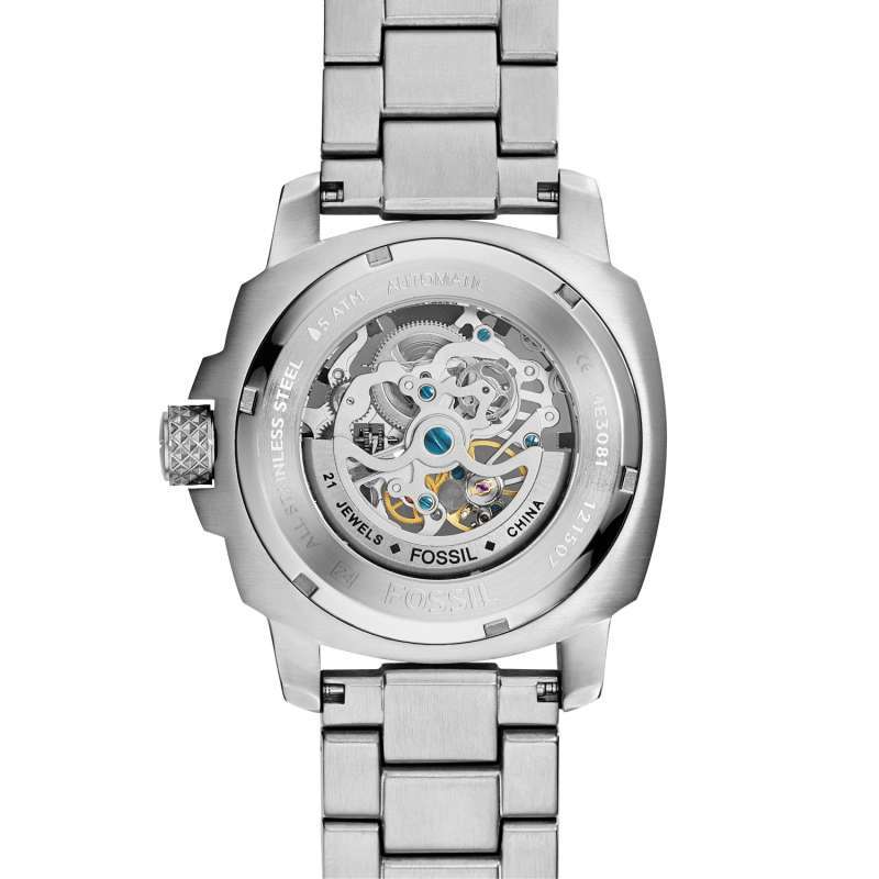 Promo Fossil Me3081 Modern Machine Automatic Stainless Steel Original ...