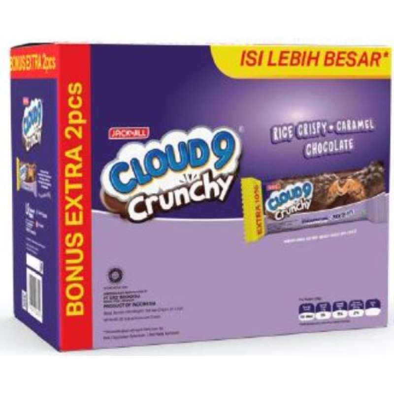 Promo Whs - Cloud9 Crunchy Chocolate [14 G X 24 Pcs] Diskon 32% Di ...