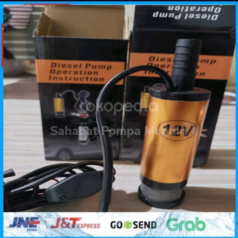 Promo Pompa Air Celup Mini Kecil Portable 12 V Diesel Pump Mini Oli ...