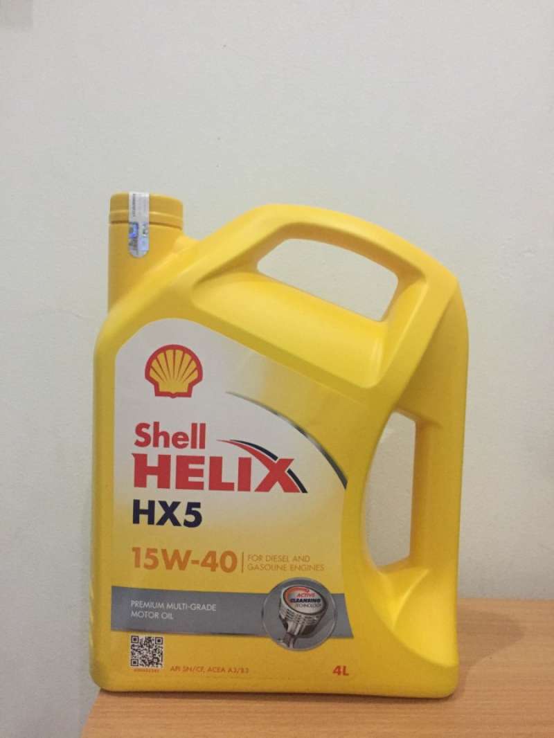 Promo Shell Helix Hx5 / Hx 5 15w-40 (galonan) Murah Dan Asli !! Diskon ...