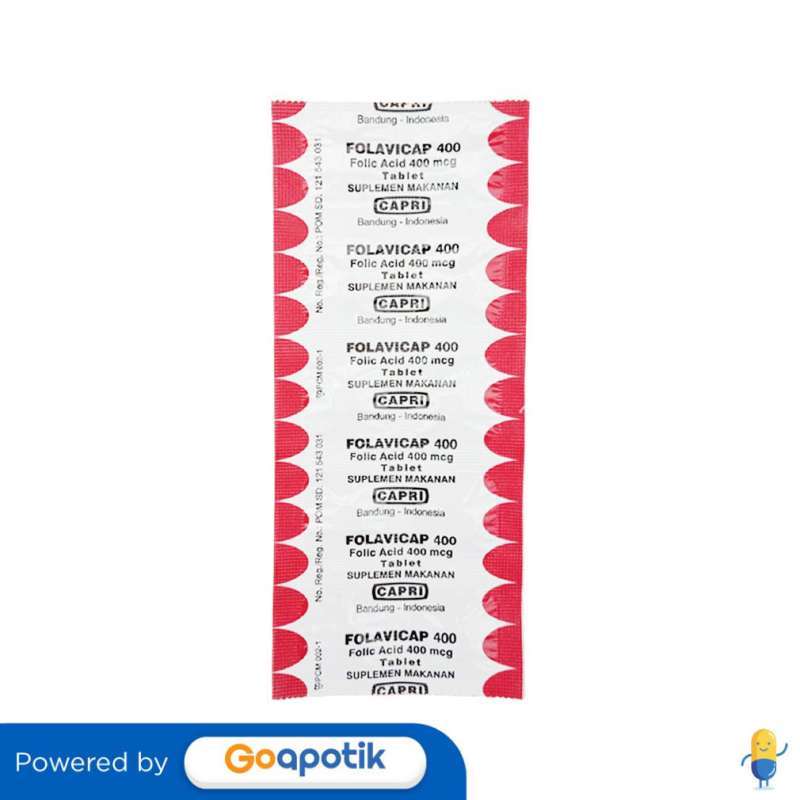 Jual Folavicap 400 Mcg Strip 10 Tablet Di Seller Apotek Medistra Jambi ...