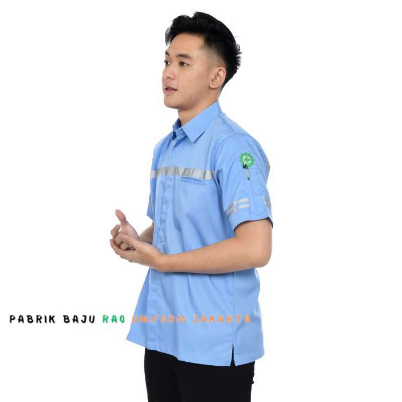 Promo Kemeja Safety K3/baju Kerja Lapangan/kemeja Seragam Pt/seragam ...