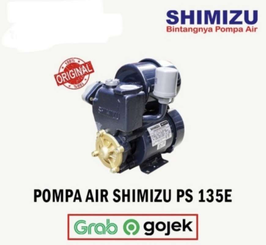 Promo Pompa Air Sumur Dangkal Shimizu Ps 135e Auto Ps 135 E Diskon 33% ...