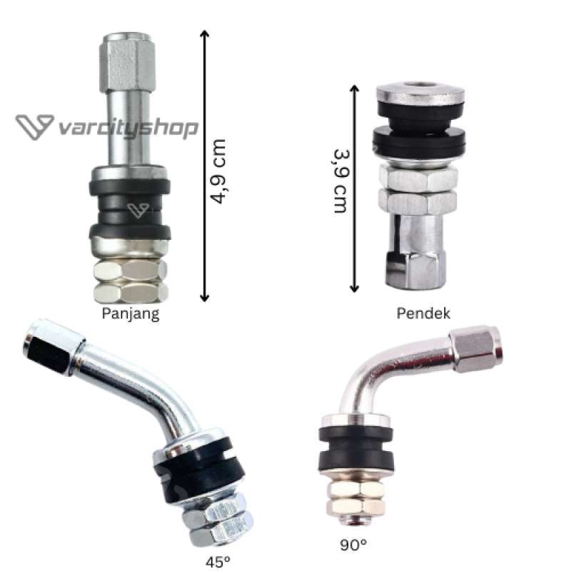 Jual Pentil Besi Pentil Ban Tubeless Pentil Motor Panjang Pendek ...