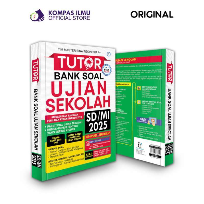 Jual Buku Ujian Sekolah Sd 2025 - Tutor Bank Soal Ujian Sekolah Sd/mi 2025 Di Seller Rumix ...
