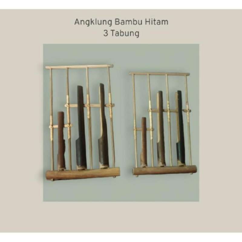 Jual Jual Angklung Satuan, Bambu Hitam, 3 Tabung (31 Nada Atau 31 ...