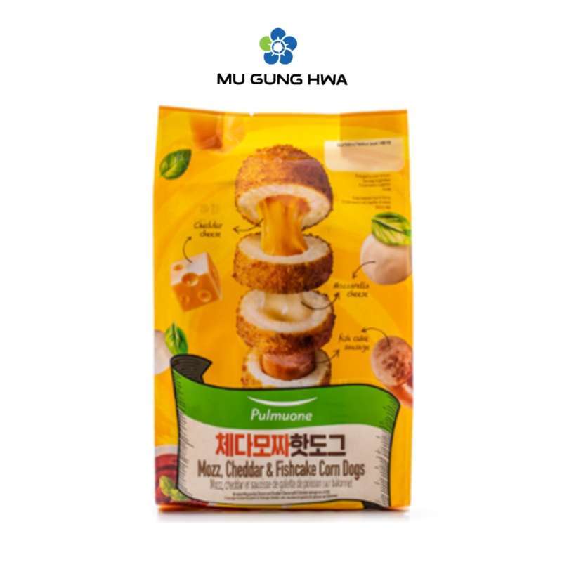 Jual Pulmuone Mozz, Cheddar & Fish Cake Corndog 400gr Di Seller ...