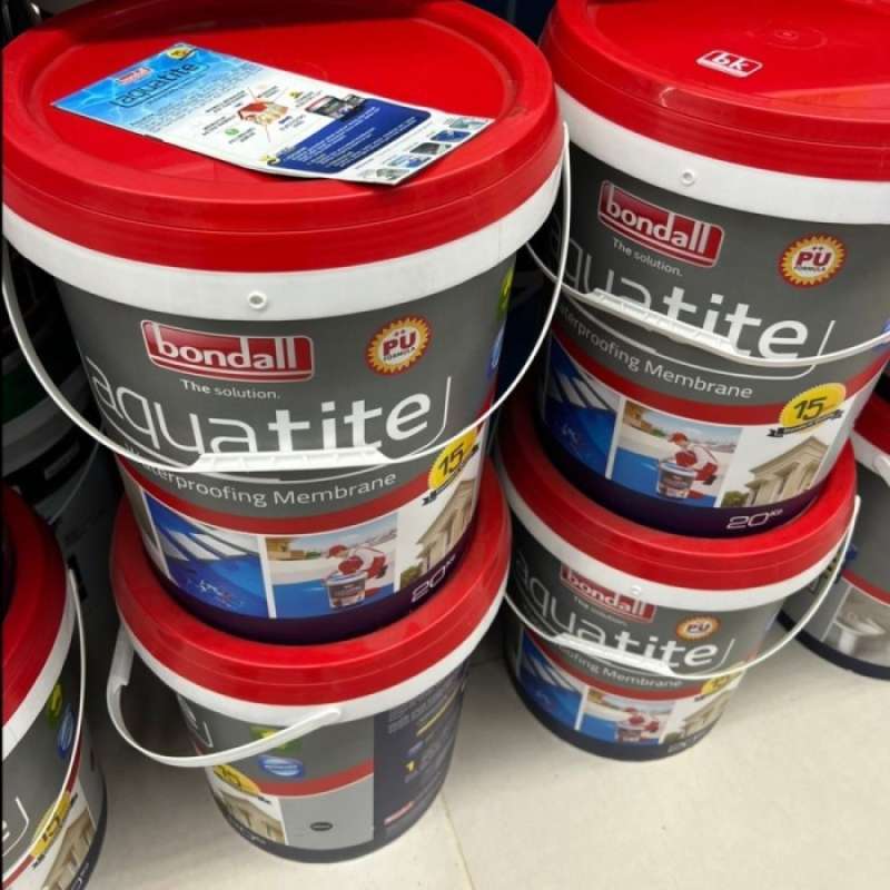 Promo Bondall Aquatite Cat Pelapis Anti Bocor 20kg Waterofing Terbaik ...