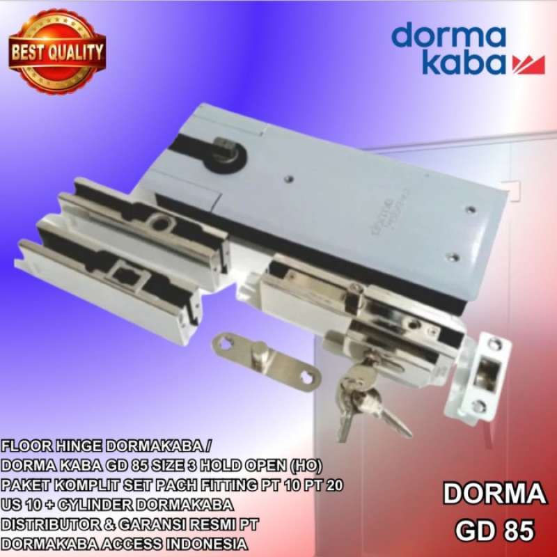 Promo Paket Floor Hinge Dormakaba/dorma/dorma Kaba Gd 85 (pengganti Bts ...