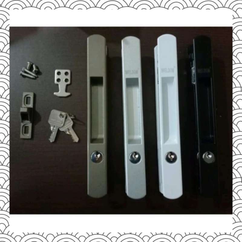 Promo Kunci Pintu Sliding Handle Tanam Ra6 Satu Set Diskon 23% Di ...