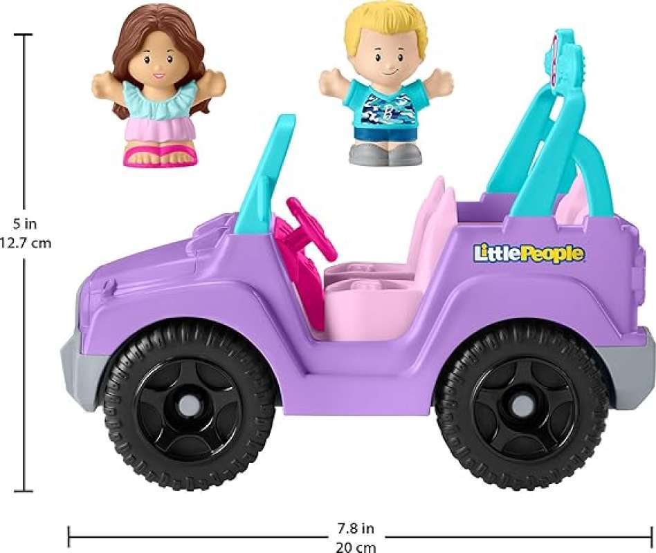 Jual Barbie Toy Car Beach Cruiser With Music Sounds Fisher-price Little ...