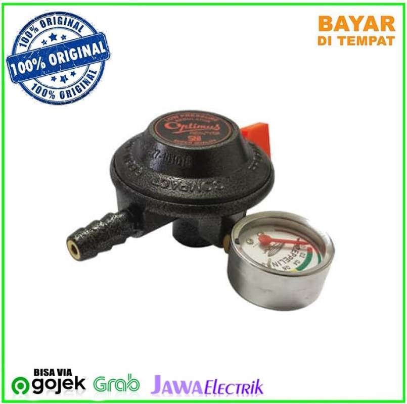 Promo Regulator Gas Plus Meteran Optimus Low Pressure 189a Diskon 23% Di Seller Nishimu Store ...