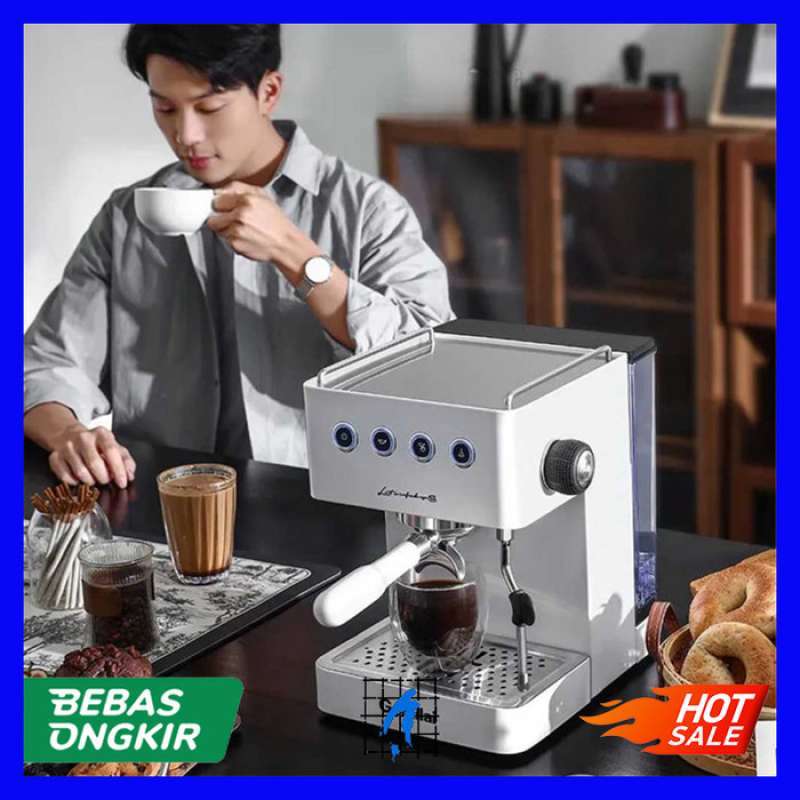 Promo Mesin Kopi Premium Espresso Coffee Maker Frothing 15 Bar 10a 1.7l ...
