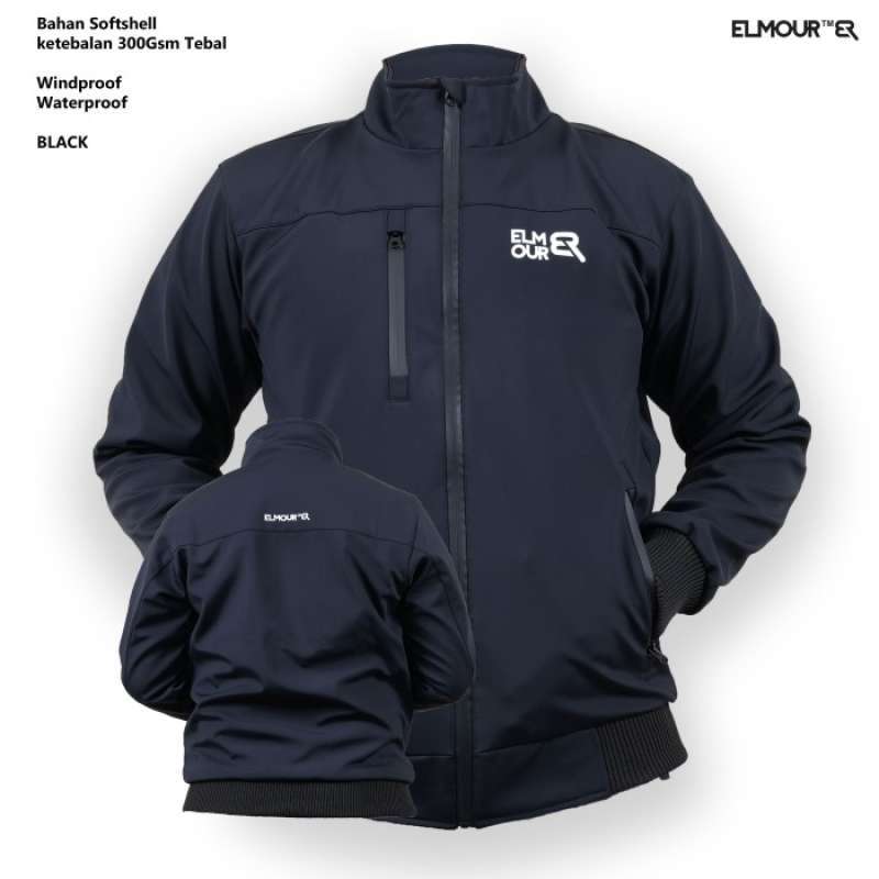 Promo Jaket Motor Pria Softshell Windproof Driver Series - Hitam, M Diskon 23% Di Seller ...
