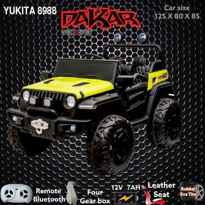 Promo Promo- Mobil Aki Jeep Rubicon Dakar 4wd Yukita Non Paiting ~mobil ...