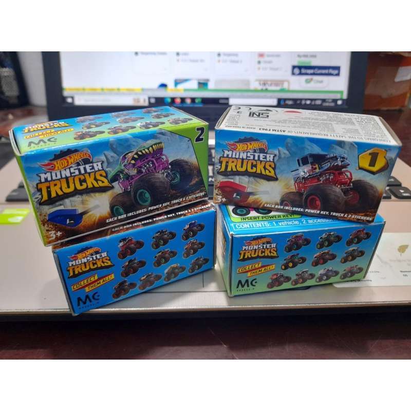 Jual Ssa Monster Trucks Mini Season 1 & 2 Original Hotwheels / Pcs ...
