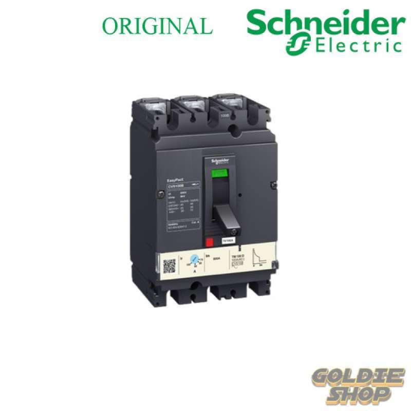 Jual Gold Schneider Original Mccb Cvs 100-250b 25ka Tm100d 3p3d 0724 ...
