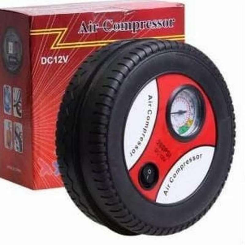 Jual Air Compressor Portable 12v Pompa Angin Bulat Ban Mobil Pompa Ban ...