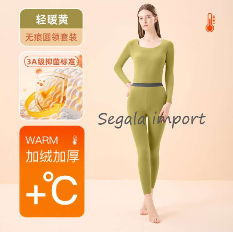 Jual Longjohn Wanita Winter Thermal Heatthech Baju Dalaman Musim Dingin ...