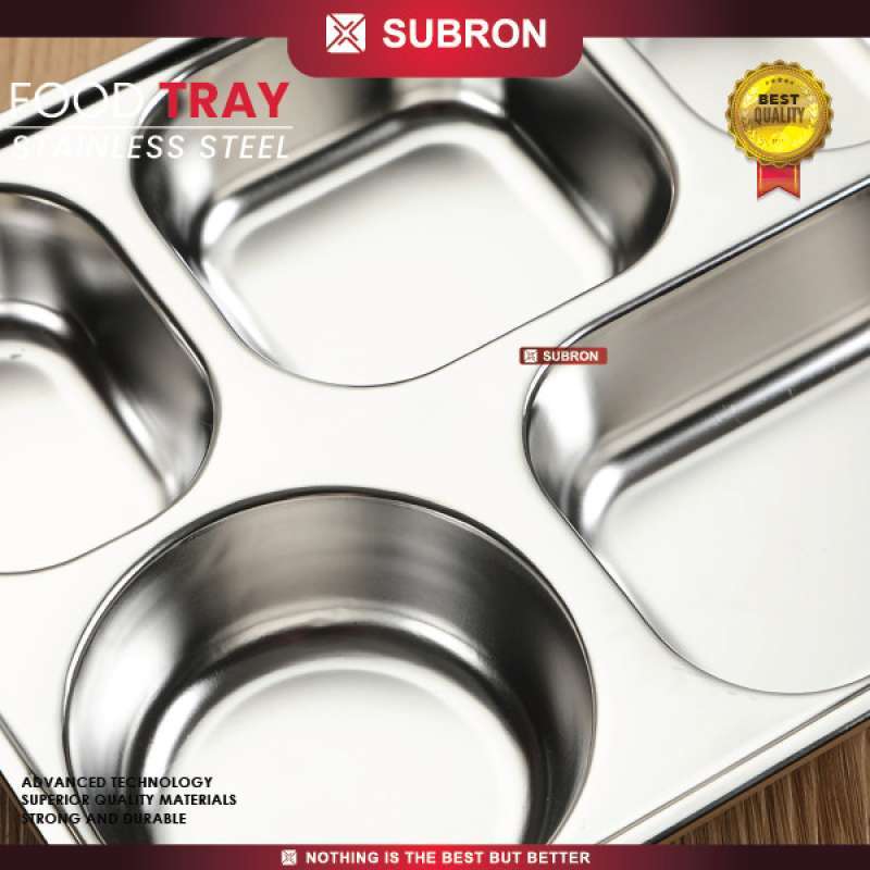 Jual Subron Food Tray Plato Tempat Wadah Sayur Makanan Piring Makan ...