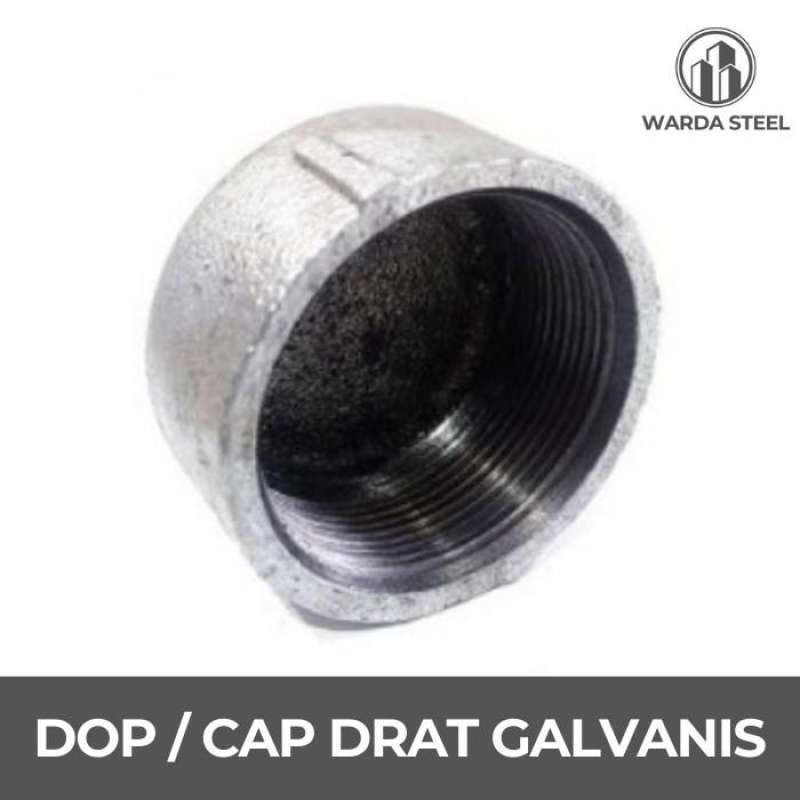 Jual Dop Galvanis 2 Besi Drat Dalam - Tutup Pipa Cap 2 Inch Di Seller ...