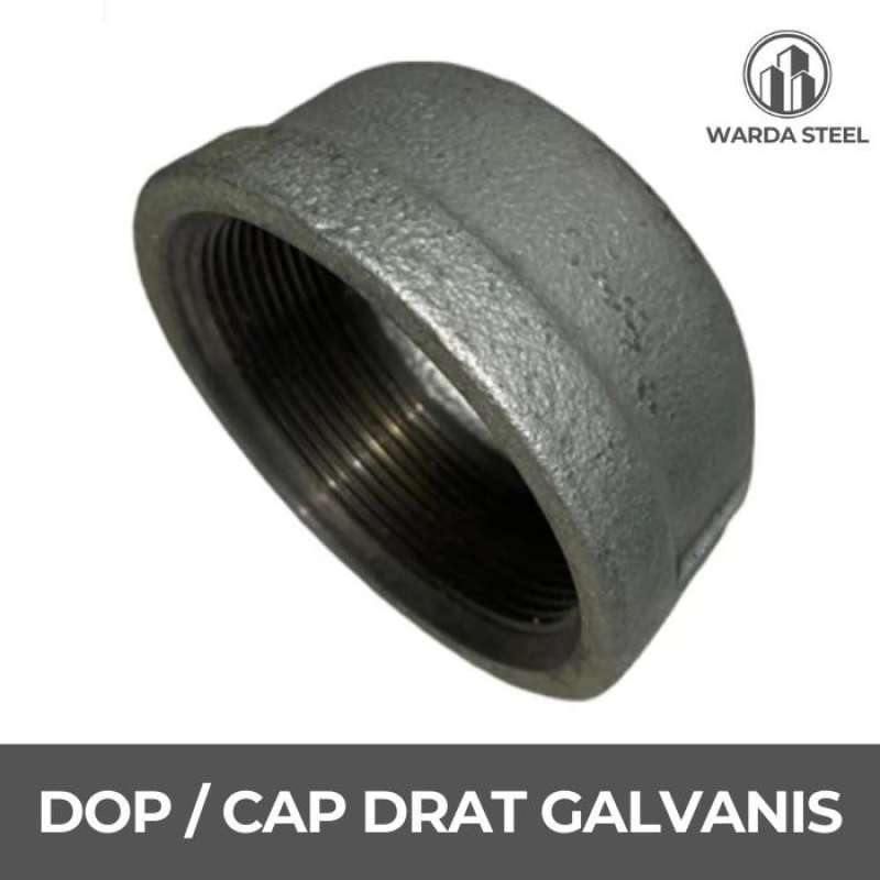 Jual Dop Galvanis 2 Besi Drat Dalam - Tutup Pipa Cap 2 Inch Di Seller ...