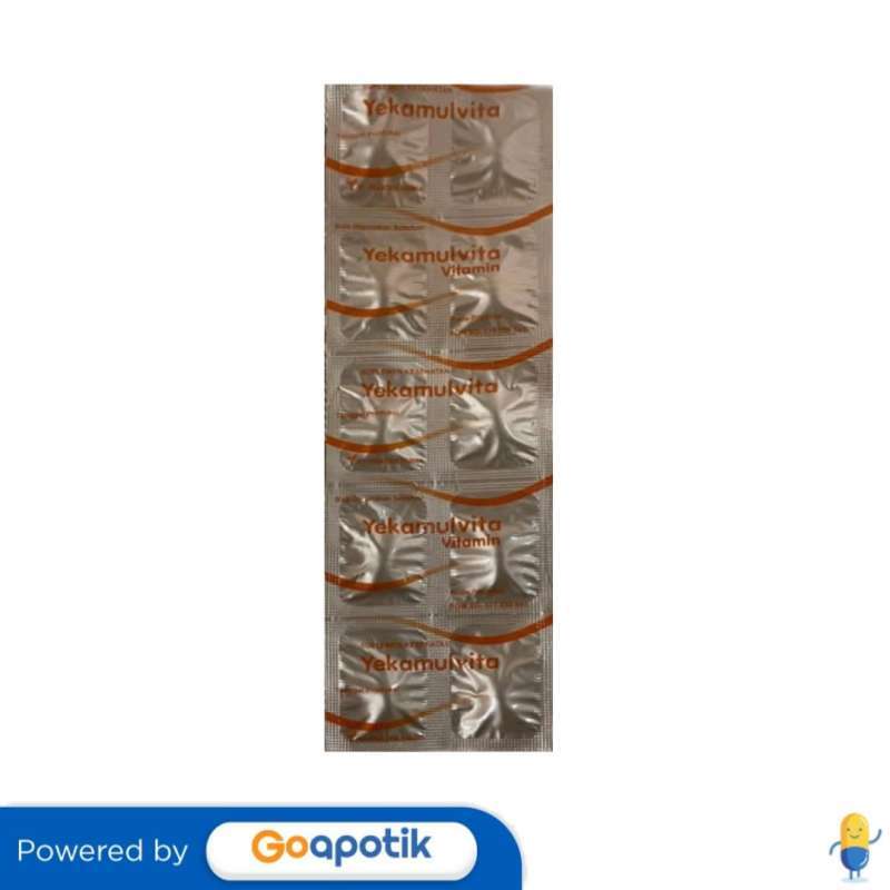 Jual Yekamulvita Strip 10 Kaplet Di Seller Apotek Lidia Farma ...