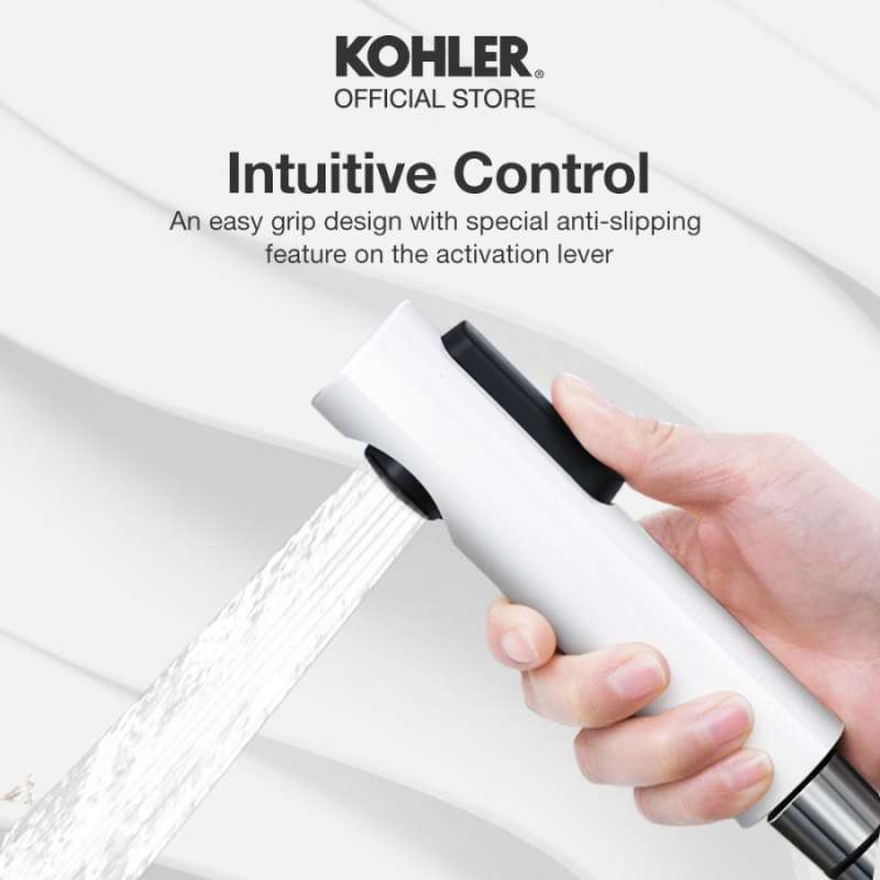 Promo Kohler Jet Shower Bidet Cuff / Toilet Spray Hygiene R98100t-b-cp ...