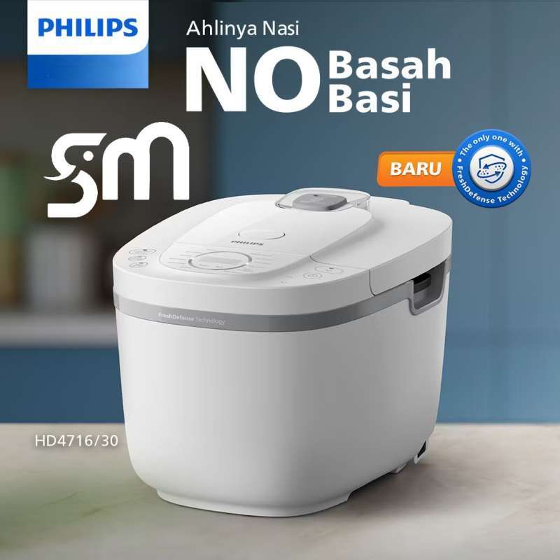 Jual Rice Cooker Philips Hd-4716 / 30 Digital Magic Com Hd4716 1.8 L Di Seller Sinar Matahari Sm ...