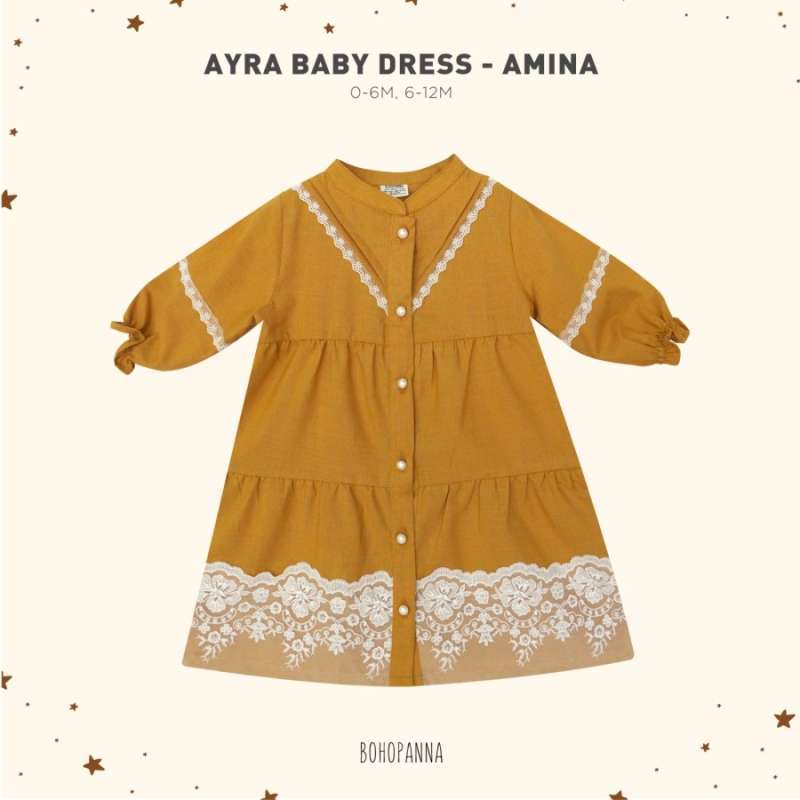 Jual Bohopanna - Raya Collection Ayra Baby Dress/gamis Bayi/baju Bayi Di Seller Lavie Baby House ...
