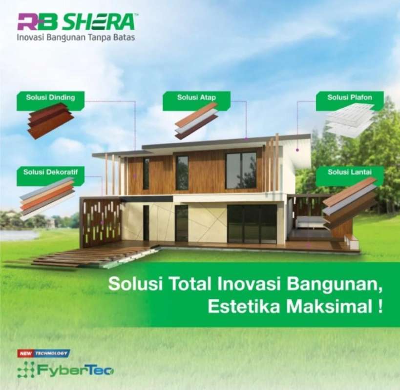 Jual Rb Shera Plank Teak 20cm 30 Cm 3meter 4m 8mm Lisplang Fiber Semen ...