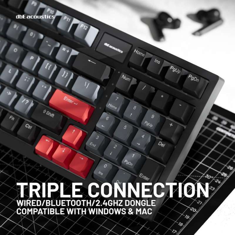 Jual Dbe Ramo99s Ramo-99s Wireless Mechanical Gaming Keyboard 96% ...