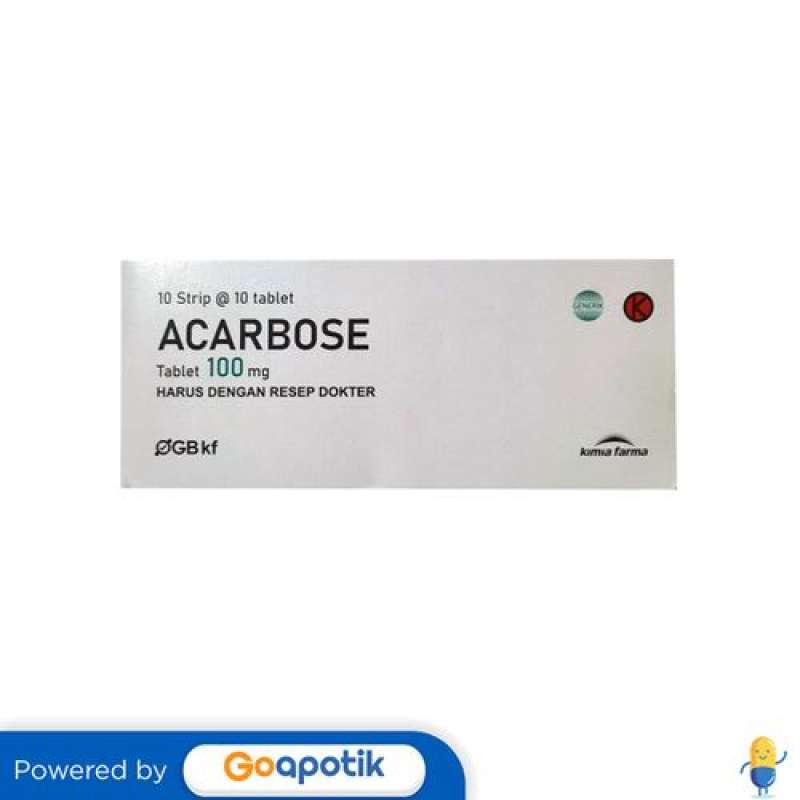 Jual Acarbose Kimia Farma 100 Mg Box 100 Tablet Di Seller Apotek Gm ...