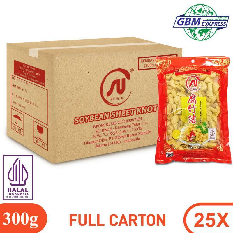 Jual Su Brand Kembang Tahu Pita 300g - Full Carton 25 Pcs Di Seller Gbm ...