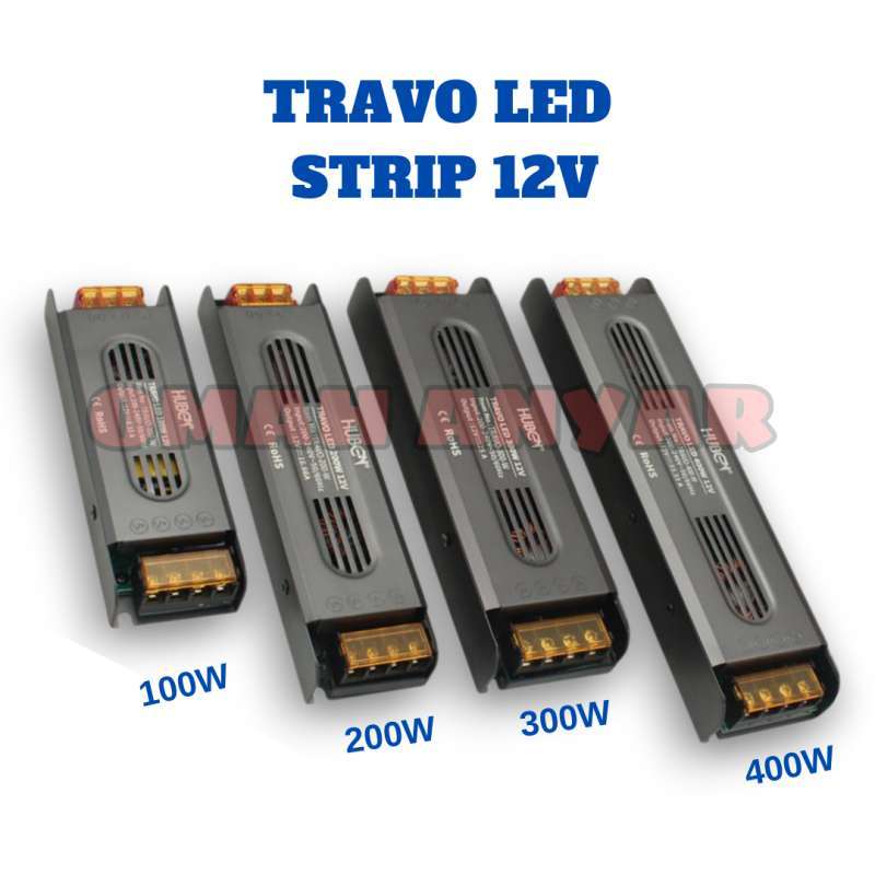 Jual Travo Led Strip 12v – Power Supply Led 12 Volt - Travo-300-w Di ...
