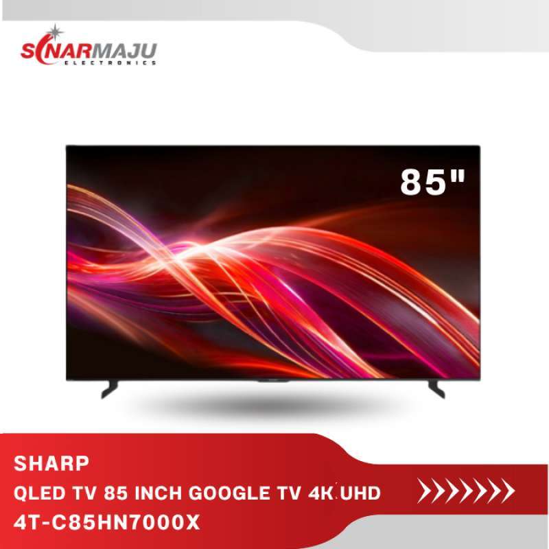 Jual Qled Tv 85 Inch Sharp Frameless 4k Uhd Google Tv 4t C85hn7000x Di ...
