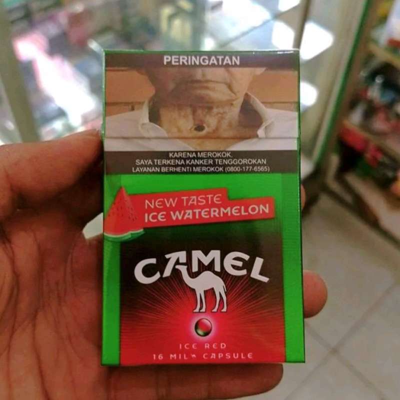 Promo Rokok Camel Ice Red Watermelon 16 Batang Diskon 10% Di Seller ...