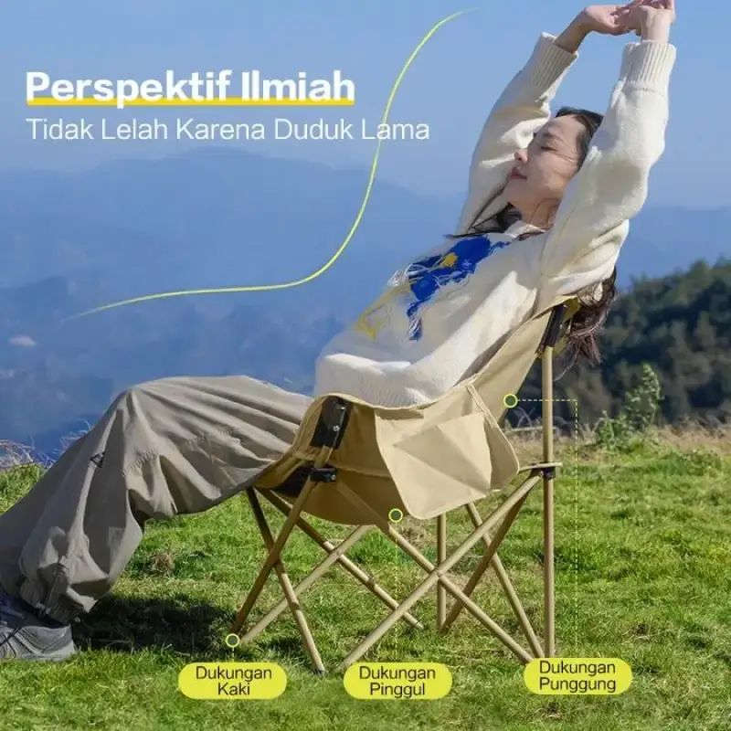 Promo Trailtop Kursi Lipat Outdoor Kursi Camping Bulat Tahan Air Tahan ...