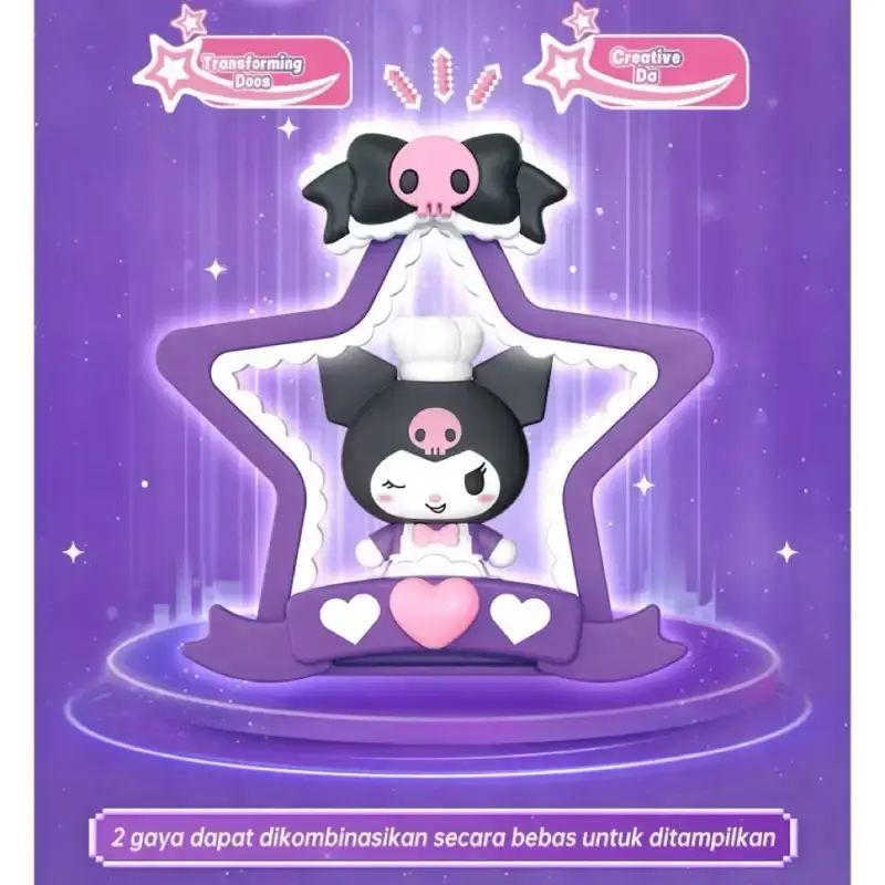 Promo Blokees Sanrio Kuromi Dadoos Fun Collection Magical Kuromi (1pcs ...