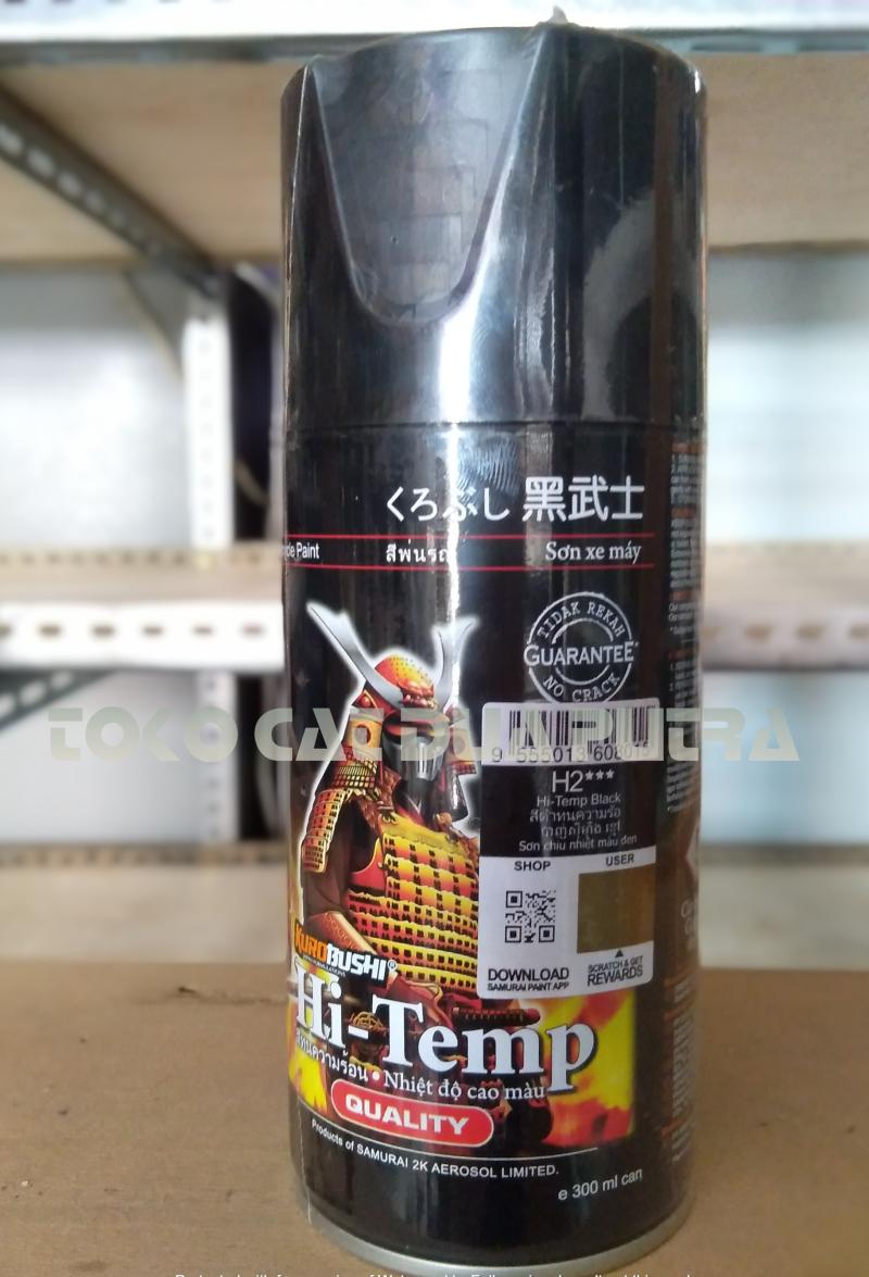 Jual Samurai Paint H2*** Hi-temp Black / Hi Temp Di Seller Toko Cat Dua ...