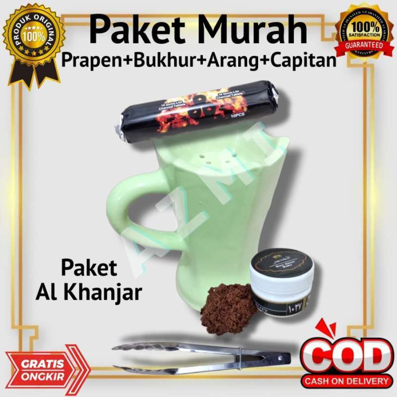 Jual Paket Buhur Ekonomis Prapen Saudi Series Hijau + Arang Briket ...