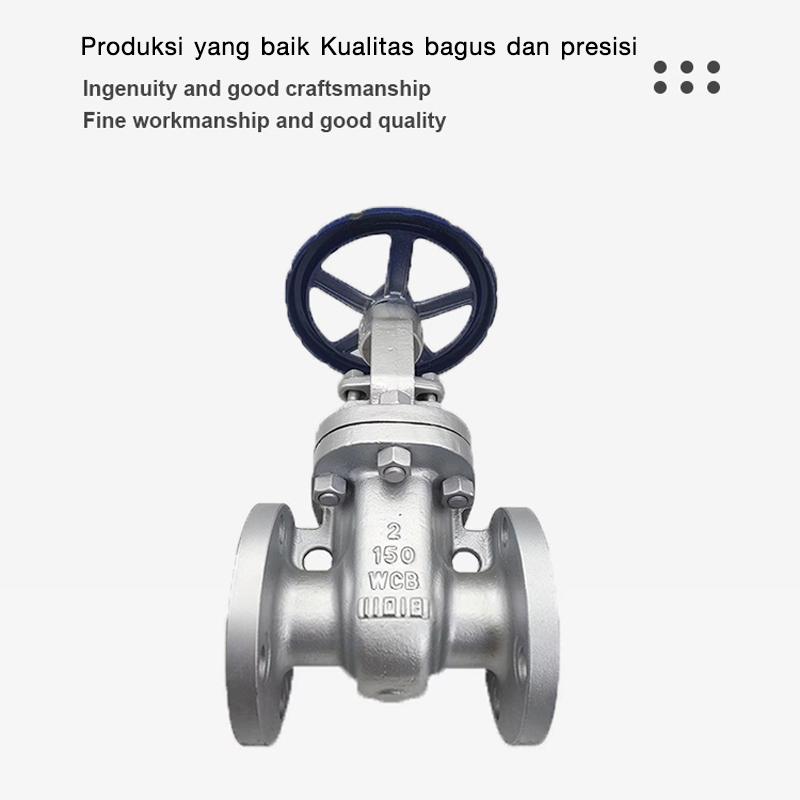 Jual Flange Gate Valve Rising Stem Wcb Tekanan Medium Baja Karbon Standar Amerika Penjualan ...