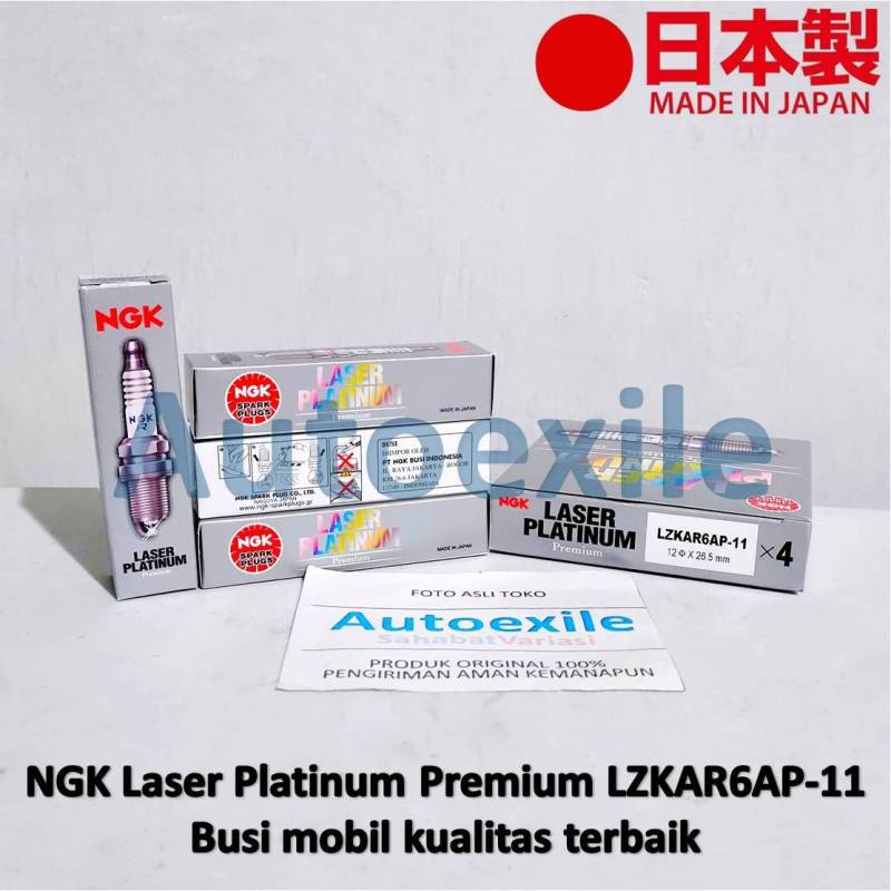 Jual Busi Mobil Ngk Laser Platinum Premium Lzkar6ap-11 Lzkar6ap11 Made ...