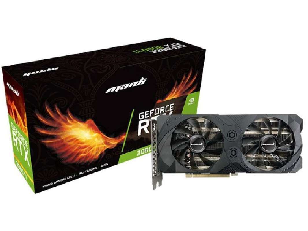 Jual VGA CARD / VGA NVIDIA MANLI RTX 3060 TI 8GB LHR GDDR6 256-bit di ...