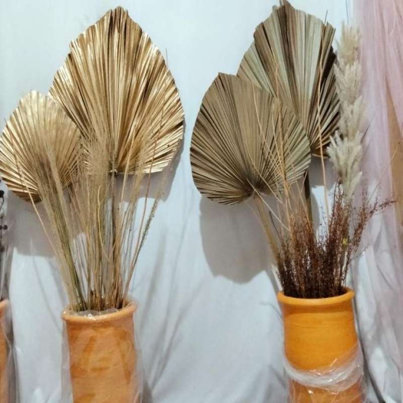 Promo NEW SET BUNGA KERING - SET BUNGA RUSTIK - VAS BUNGA - VAS ...