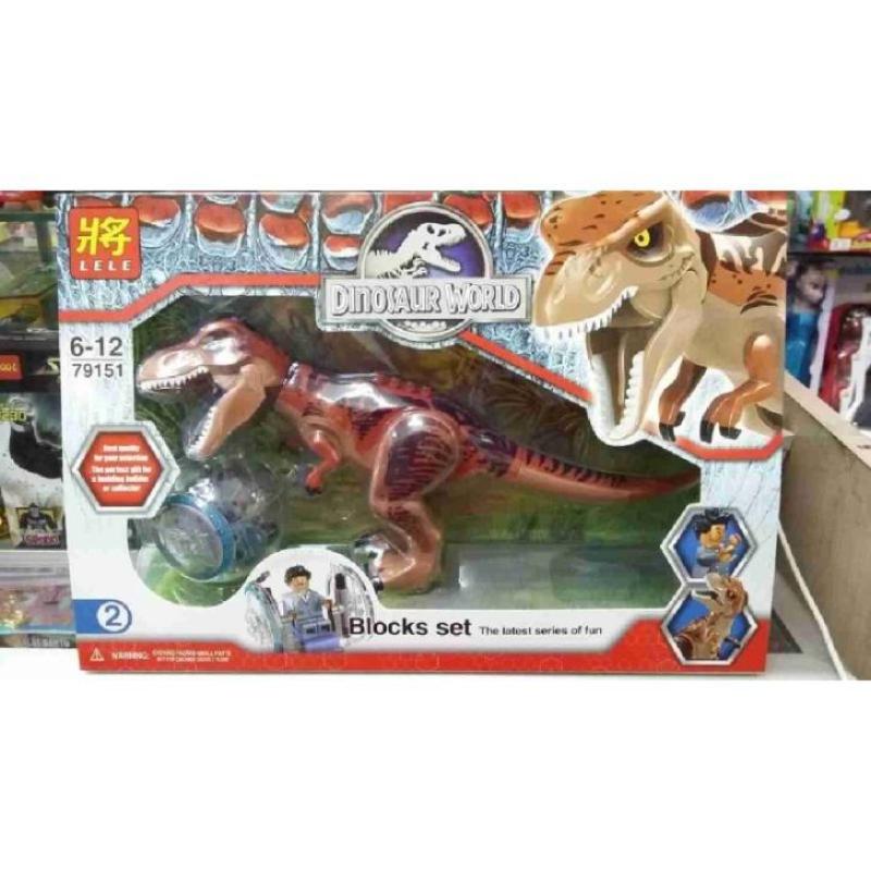 Jual Dinosaur Blocks JURASSIC WORLD Tyrannosaurus Rex Lego Dinosaurus ...